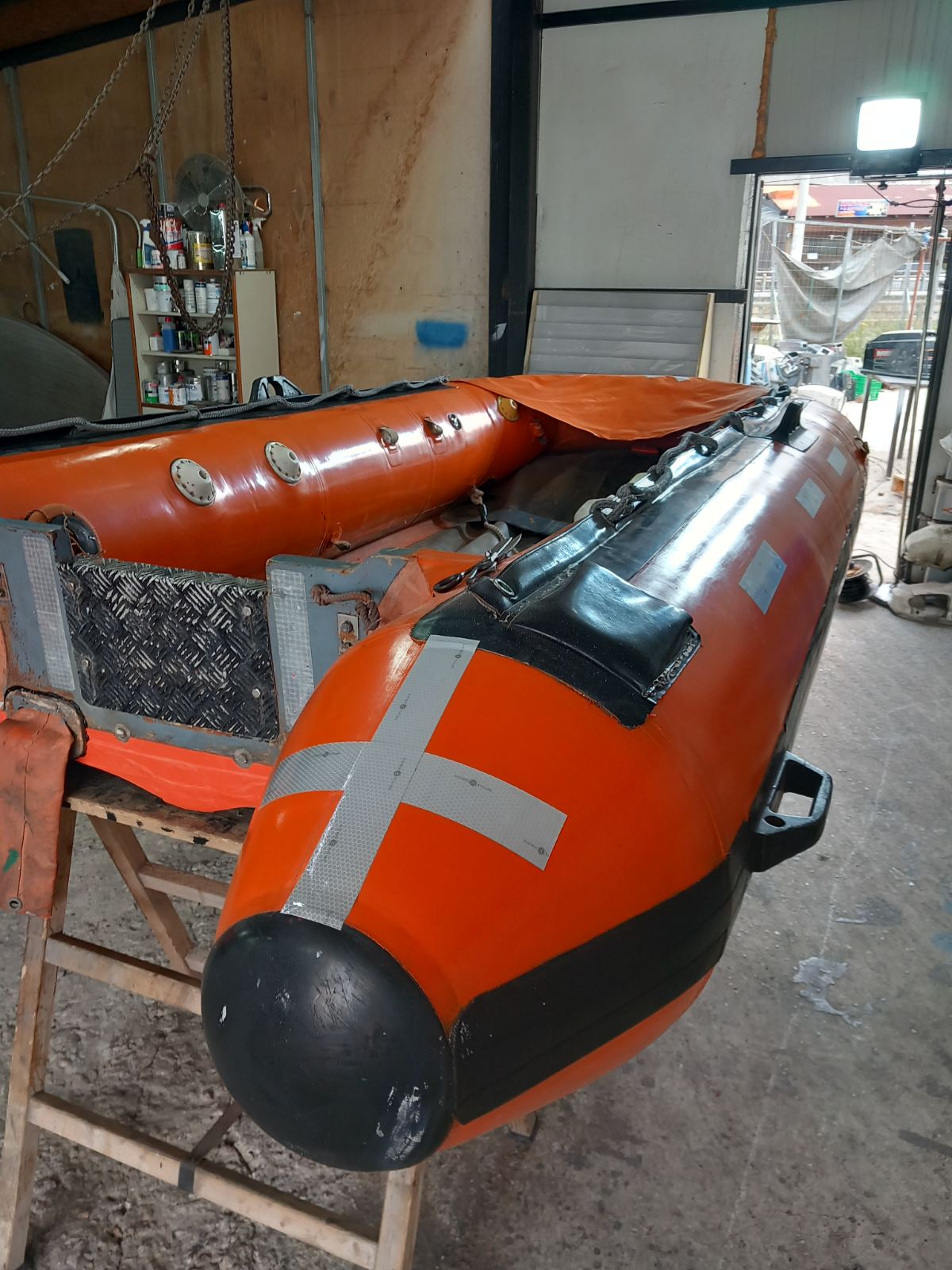 Repairs of Lifeboats (FRP & Inflatable) - Navaltech